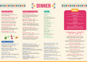 Menu – El Tule Restaurant
